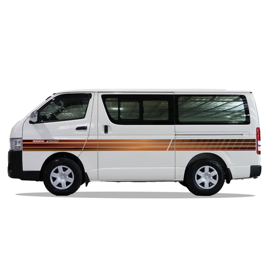 Classic Retro Van Stripe Kit | Toyota Hiace 200 Series – Bodymold Signs